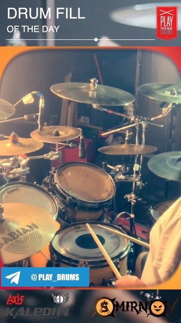 Заполнение на один такт #5 #drumfill #drumlesson