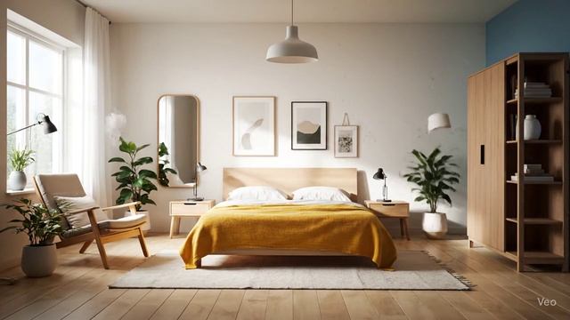 Примеры видео в Veo. Распаковка комнаты,как в ролике Икея