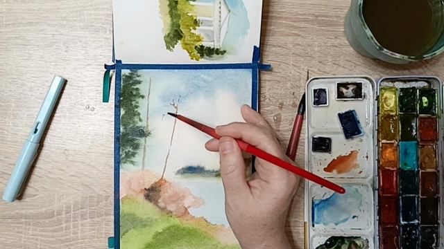 Выборгский залив, сосны и камни.