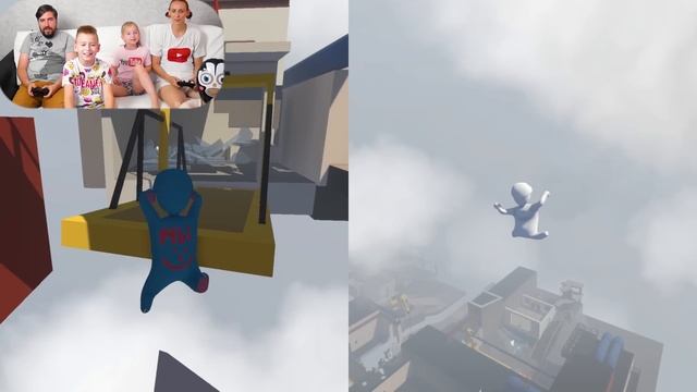 Неуклюжик мульт герои Попробуй Не Засмеяться Видео для Детей HUMAN FALL FLAT #2