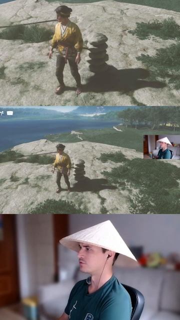 Ацу ходит сквозь камни 🐞 #GhostofYotei #bug #ps5 #last_student