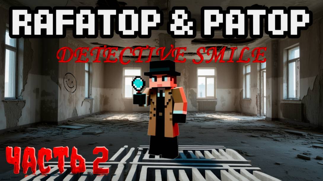 Rafa_top и Patop в Minecraft: Детектив Смайл | Часть 2 — Повсюду тишина...