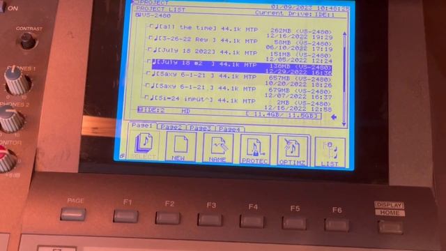 Roland VS2480CD Project disc Recover Fail, Success rolandmusic multitrackrecord