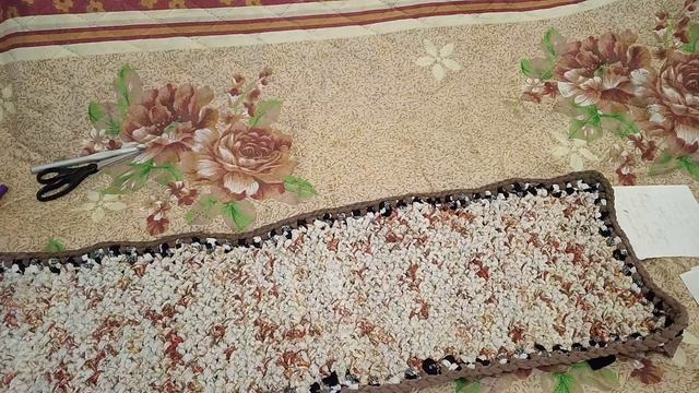 Обзор. " Коврик из старого тюля"( из архива)