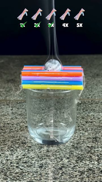 Hot metal balls vs straws  oddlysatisfying  asmr  relaxing