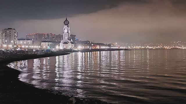 Новороссийск. Прогулка по ночному городу.