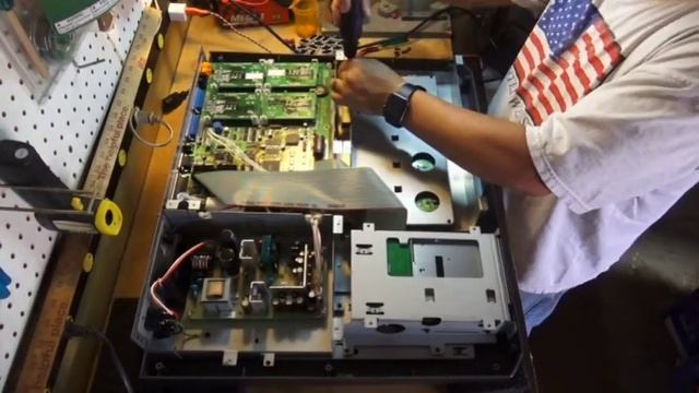 Roland VS2480 fader swap, replace, fix, Test (480p)