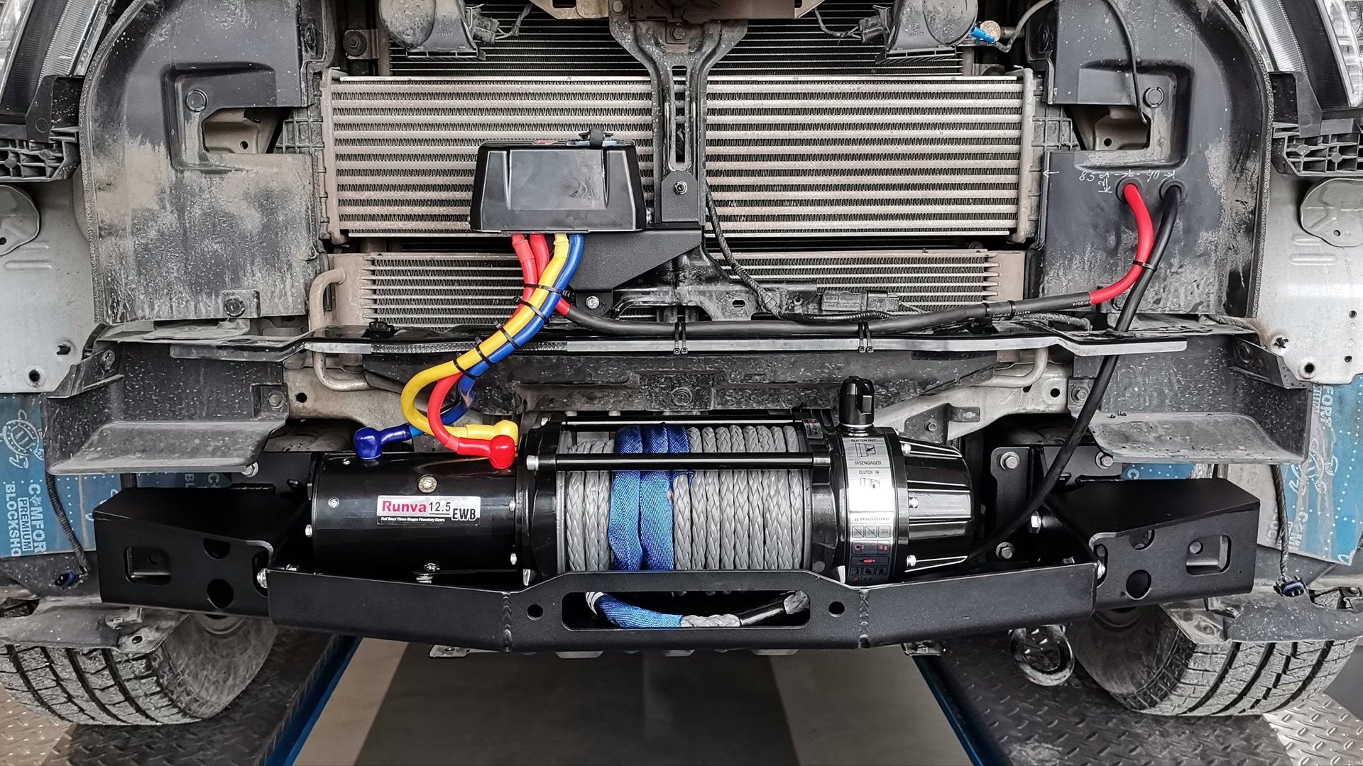 GW Poer и площадка лебёдки в штатный бампер: обзор и установка