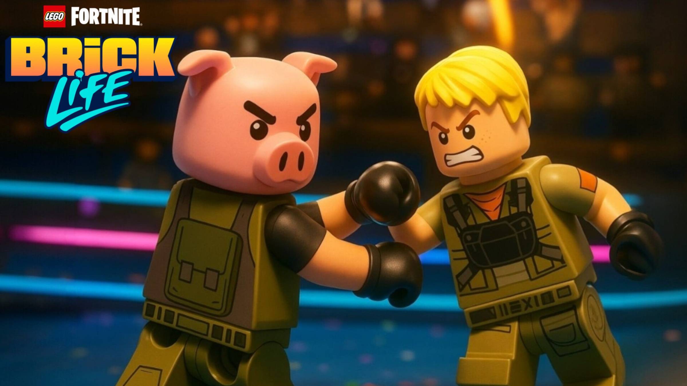 Самый сложный и быстрый бой Бокс в  LEGO Fortnite Brick Life