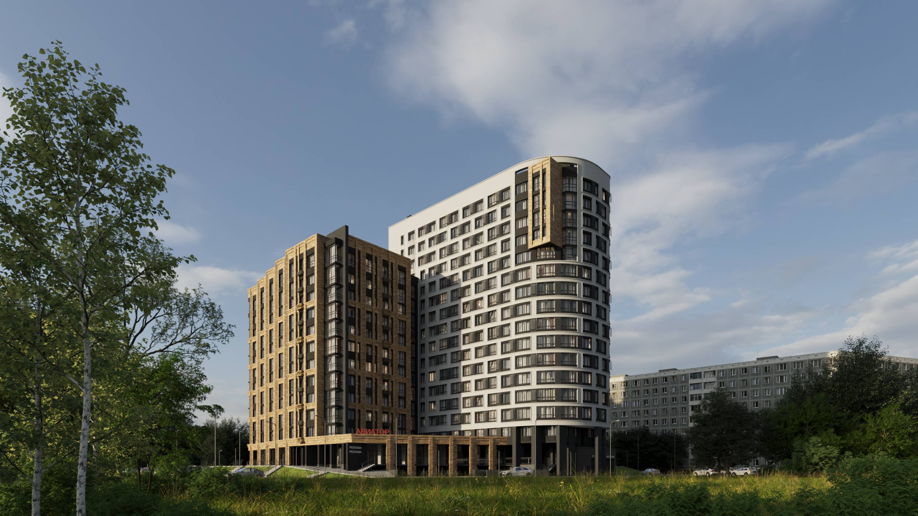 ЖК "Авиатор". СЗ "Заря" || Московский р-он, Красных Зорь, д. 23 корп. Д || Октябрь 2025