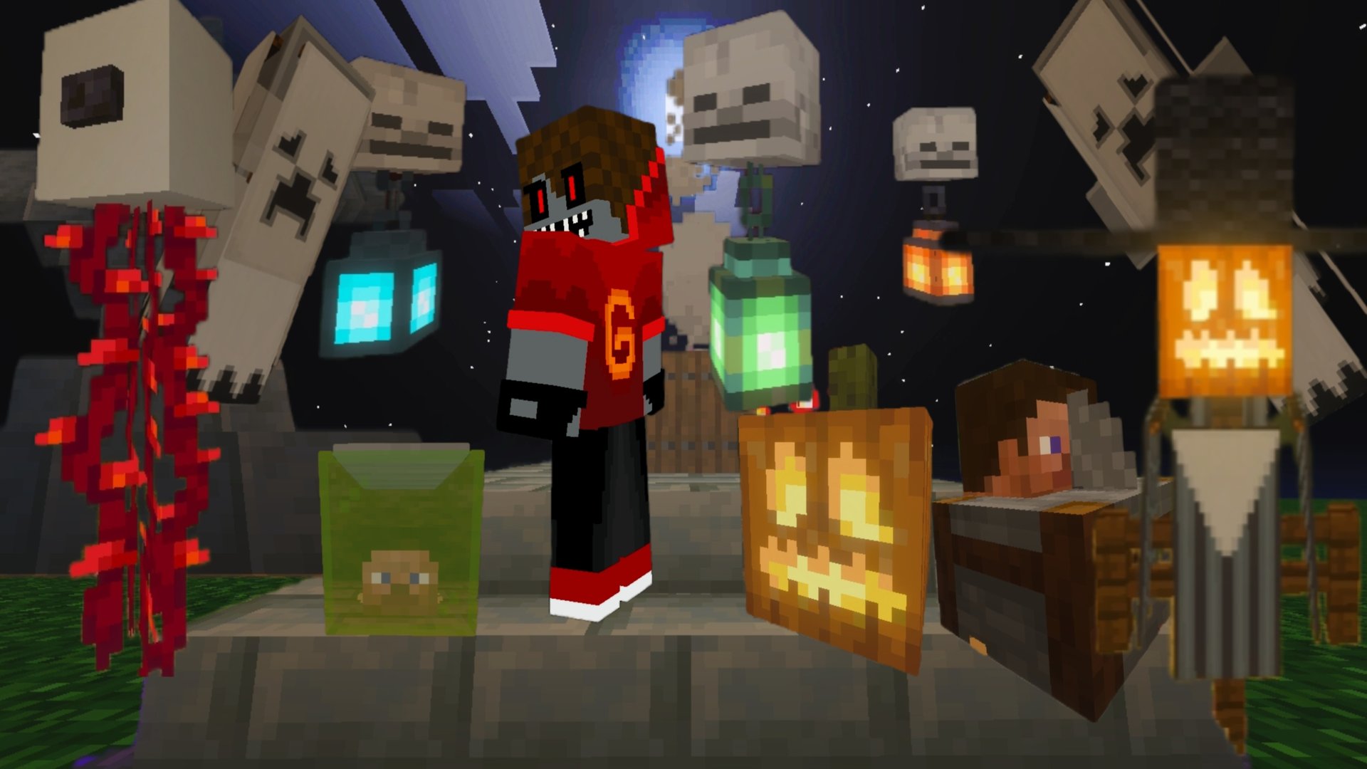 Топ 8 хэллоуинских построек в Minecraft