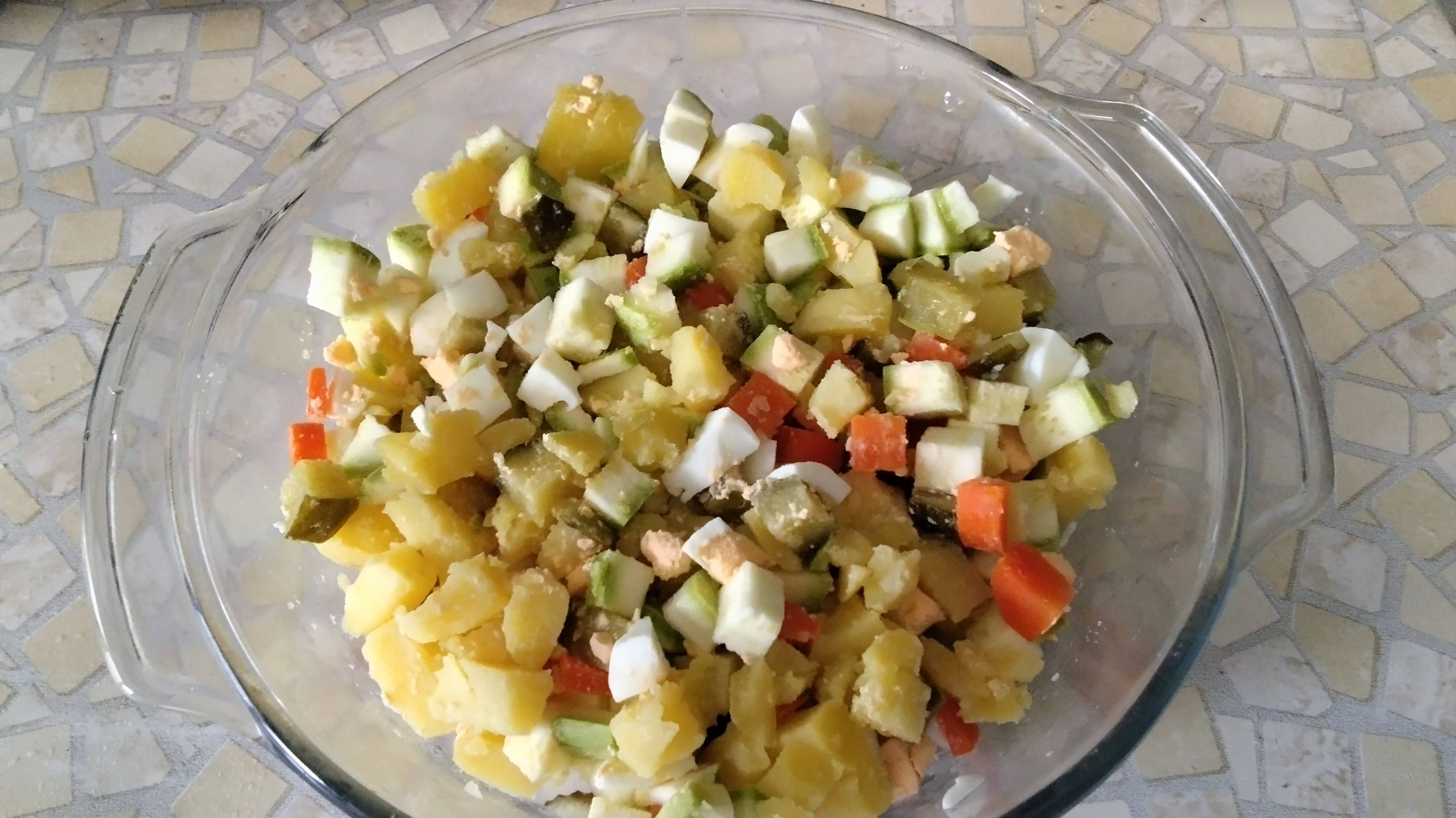 Салат с кабачком