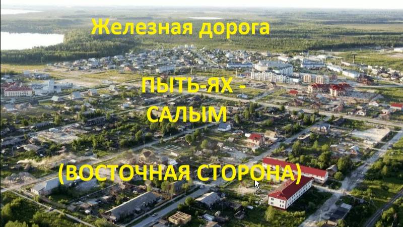 Железная дорога Пыть-Ях - Куть-Ях - Салым (вид из окна поезда, восточная сторона) (СВЖД)