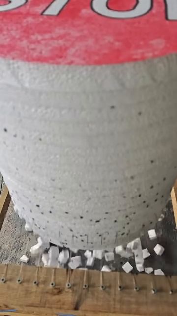 Oddly Satisfying and relaxing styrofoam cutting  asmr  satisfying  fyp