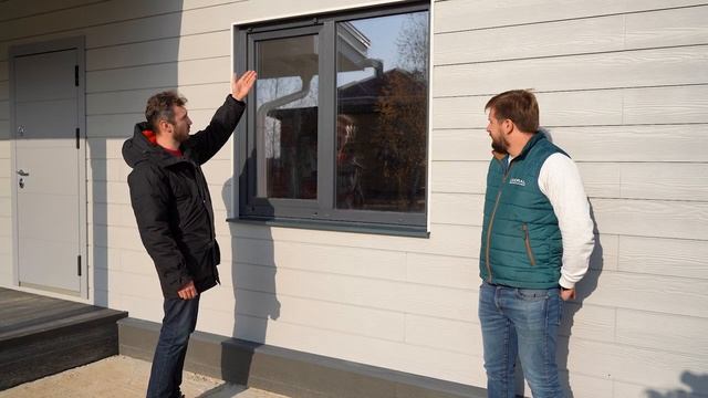 Отделка фасада в проекте дома Ядромино