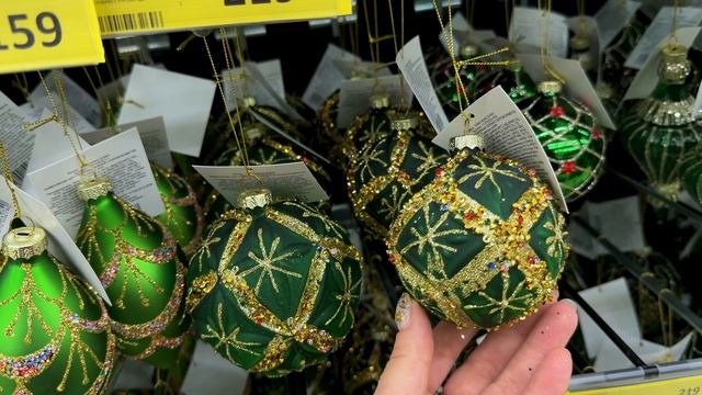 Новогодняя коллекция игрушек в "твой Дом". Новый год 2025. Елочные украшения. Царь Елка