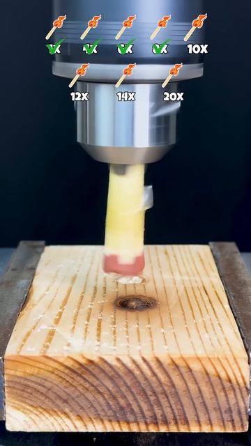 Experiment drill machine vs matchsticks 😱  oddlysatisfying  experiment  science  asmr