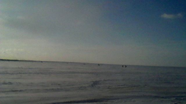 Закат зимой на Финском