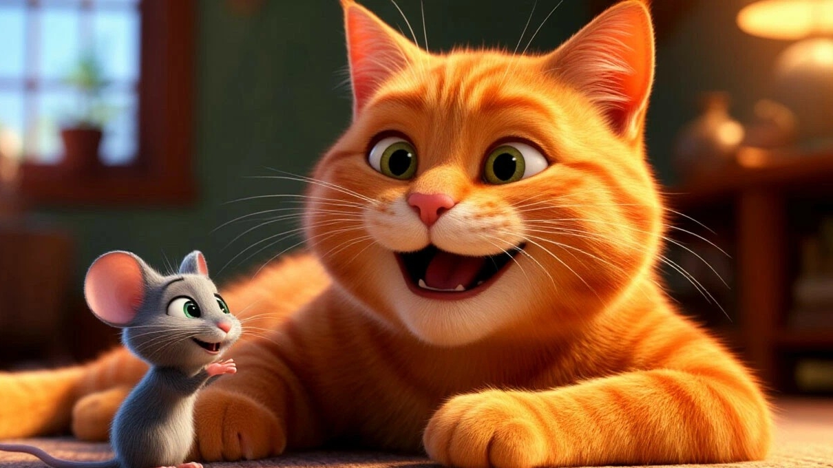 Мультфильм/ анимация  - 18 выпуск  : кот и мышка