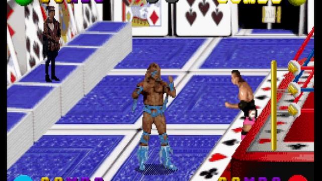 WWF In Your House PC MS-DOS - The Ultimate Warrior playthrough for the World Heavyweight Title