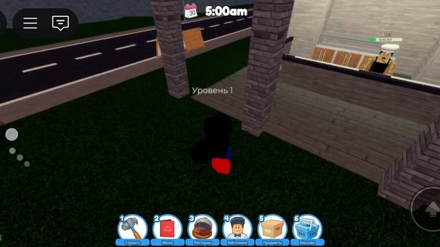 построили ресторан в роблокс  !!!все  плохо с савеСавелием