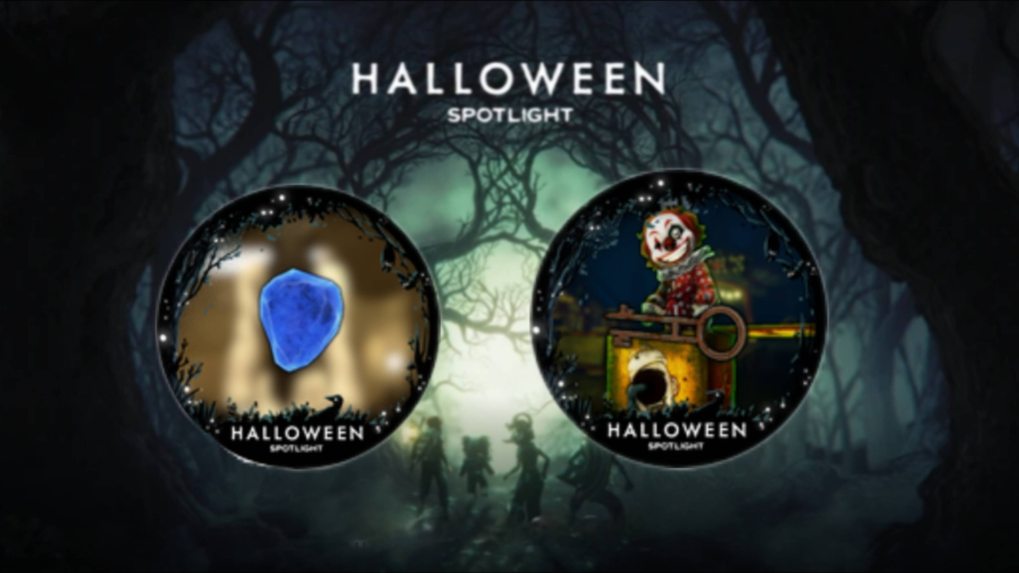 Halloween ивент в "Мимик". Roblox event Halloween Spotlight.