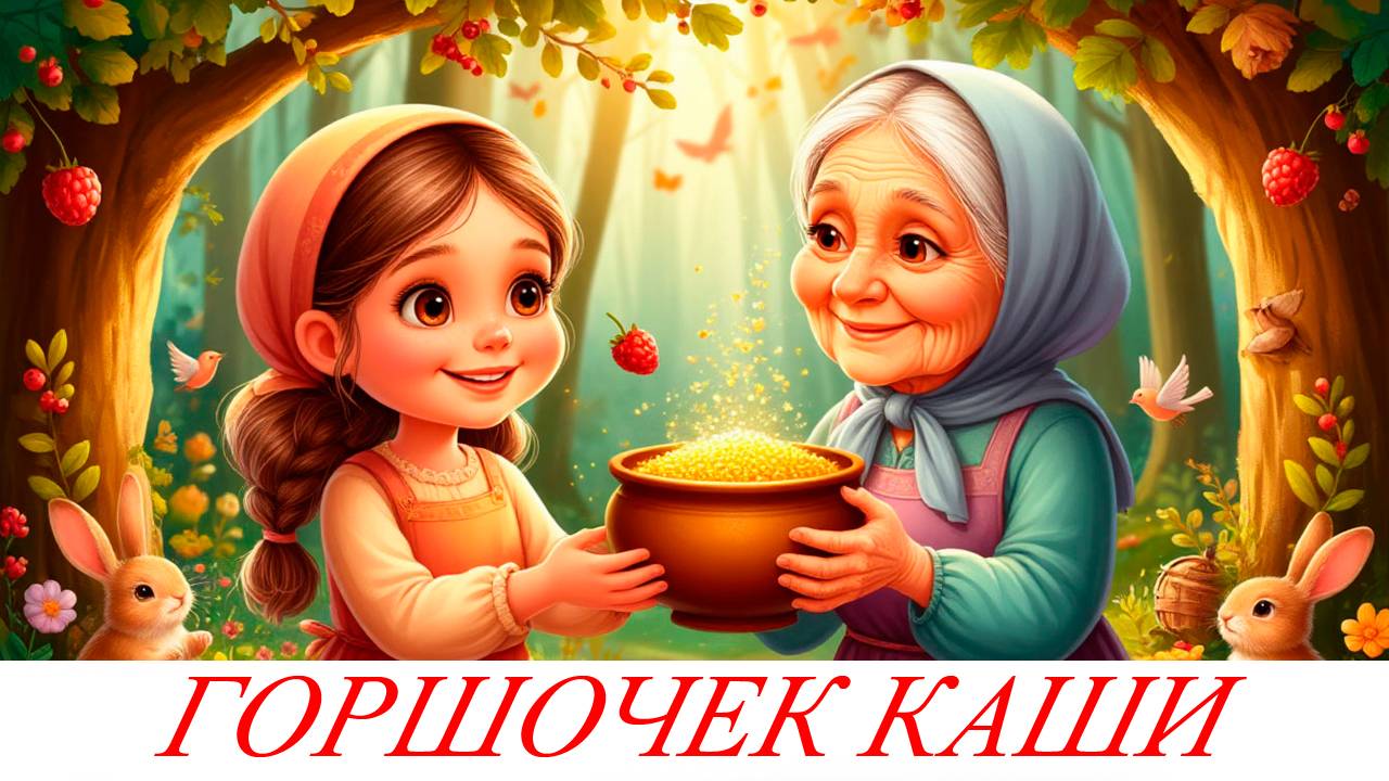 ГОРШОЧЕК КАШИ | детские сказки онлайн | аудиосказки | сказки для малышей