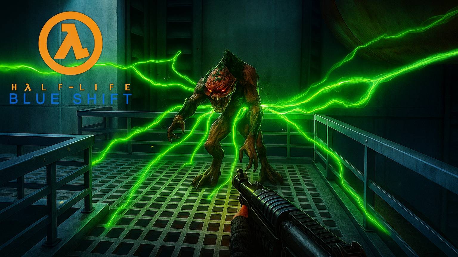 HALF-LIFE BLUE SHIFT (2001) Прохождение за офицера охраны #2