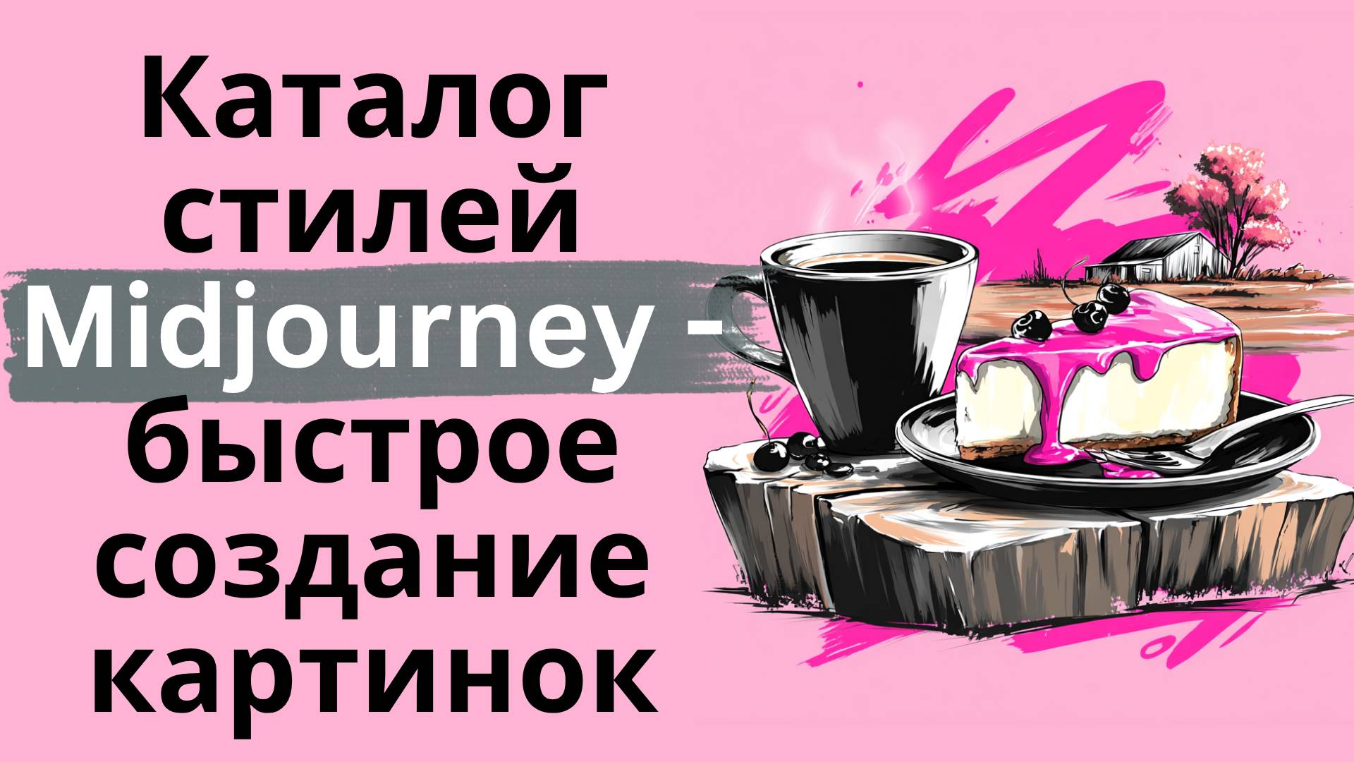 Каталог стилей Midjourney - быстрое создание разнообразных картинок