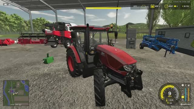 Farming Simulator 25 Карта Сосновка. "Cнова посев и заготовка силоса" #11