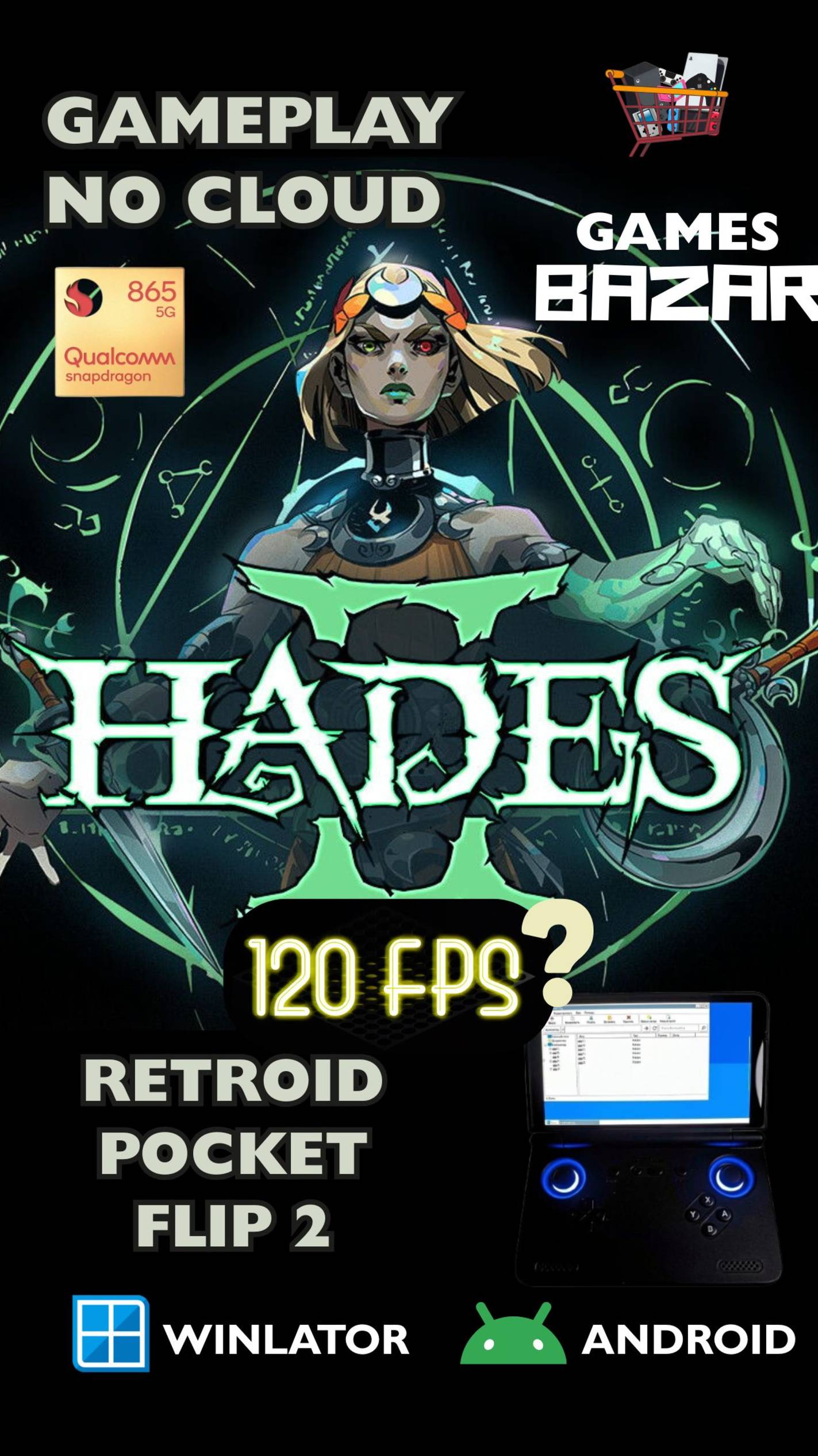 Hades II на андроид gameplay Winlator v10.1 Retroid pocket flip 2 #winlator #hades2 #hadesgame