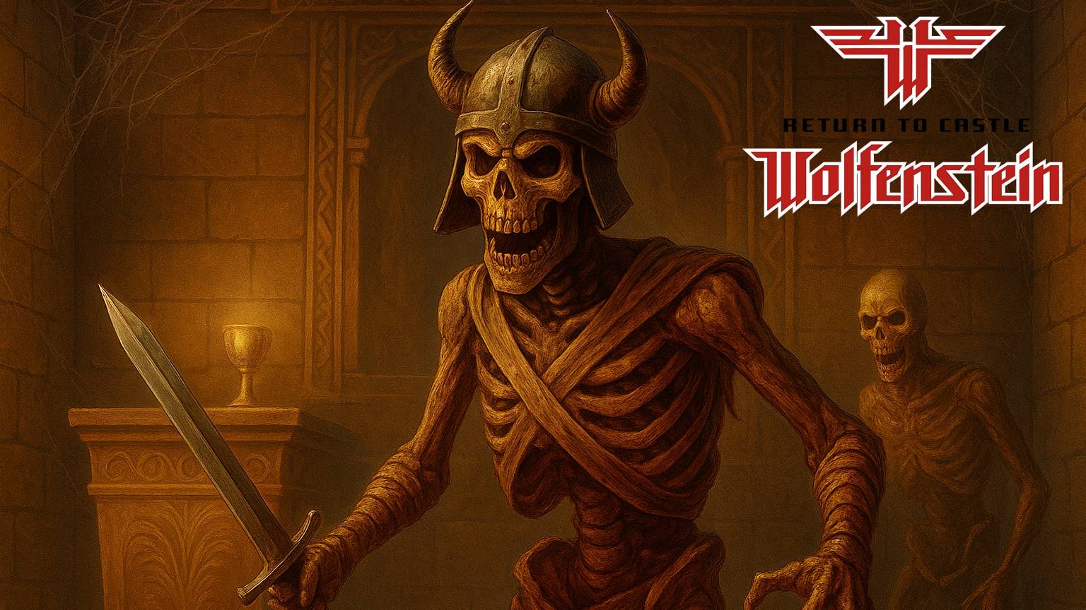 Return to Castle Wolfenstein. Прохождение игры 2001г. Катакомбы  . Full HD 1080  #5