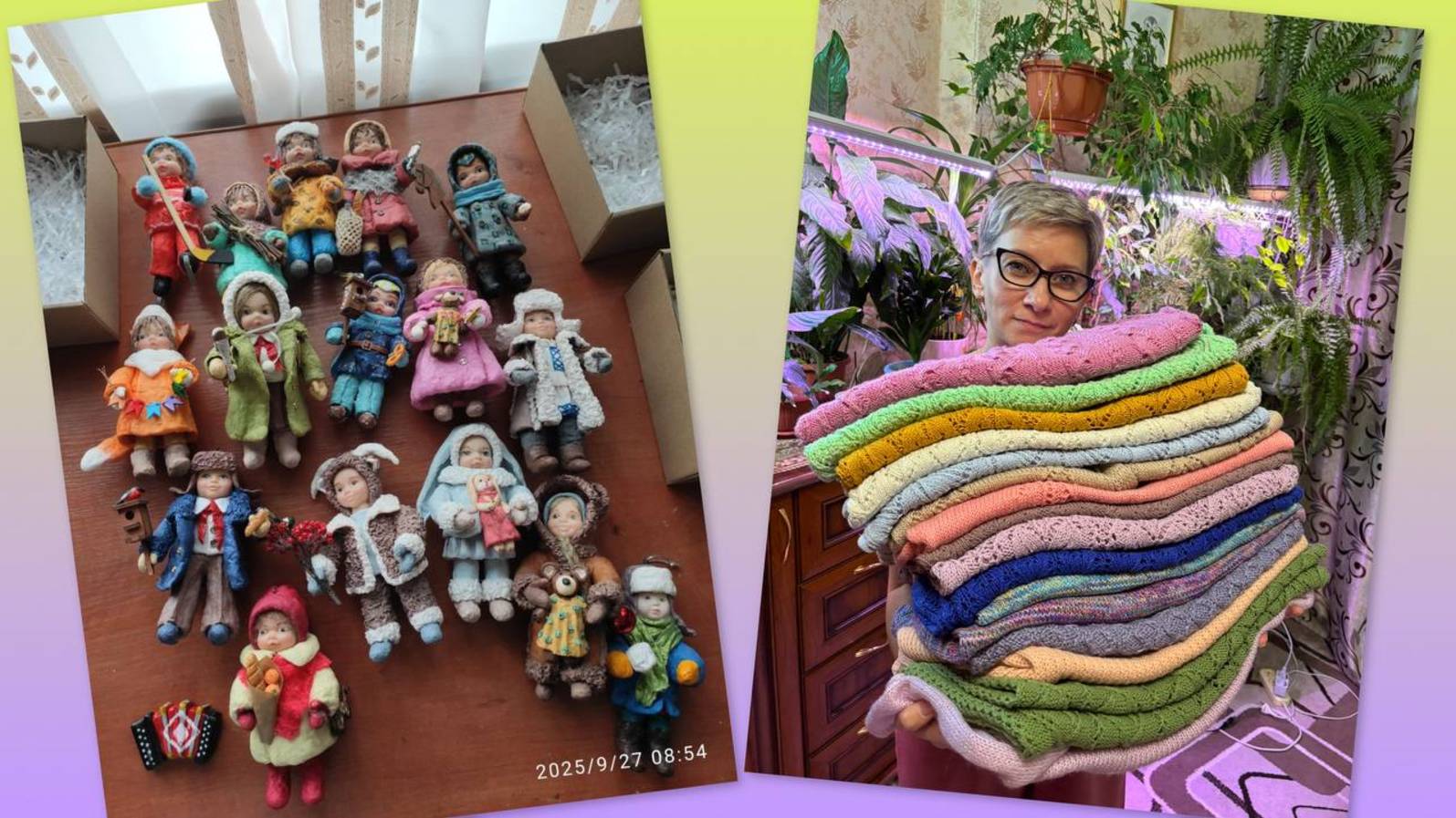 ✨Талантливые люди ✨ Просьба к зрителям ✨ Вяжу изделия одинакового  цвета?✨