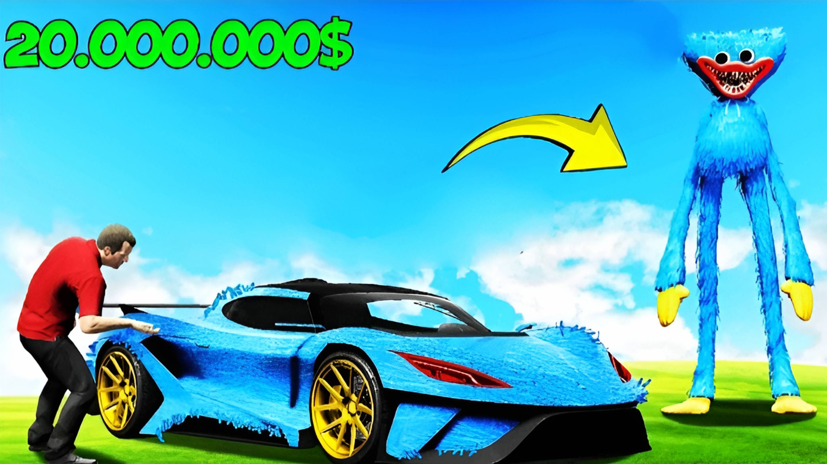 УГНАЛ ВСЕ ТАЧКИ ХАГГИ ВАГГИ в ГТА 5 МОДЫ! УГОН ТАЧЕК В GTA 5 ONLINE