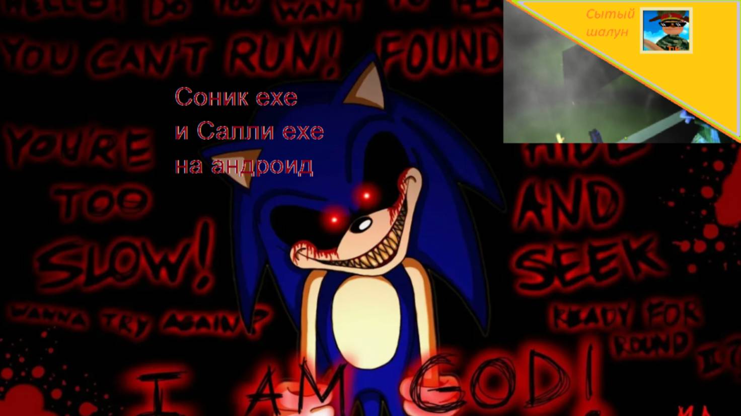 Соник ехе и Салли ехе на андроид. Играю сразу в две части игры