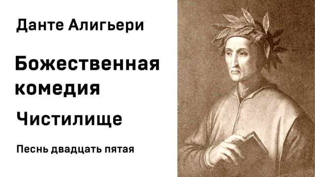 Данте Алигьери Божественная комедия  Чистилище Песнь двадцать пятая Аудиокнига Слушать Онлайн