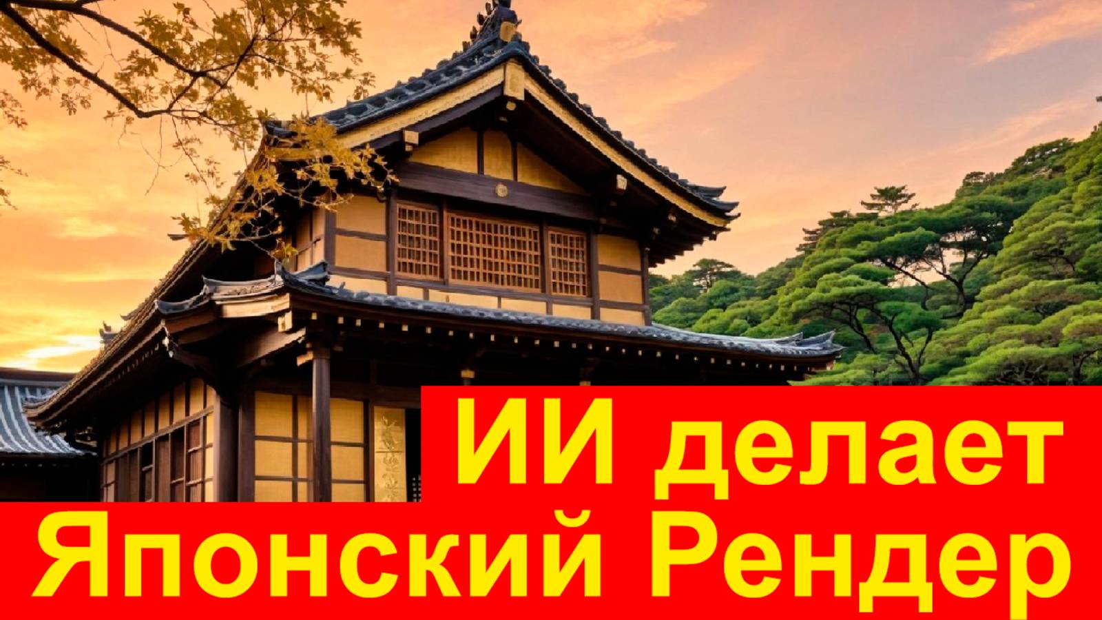 8 РЕНДЕРОВ В ЯПОНСКОМ СТИЛЕ ПО ФОТО ДОМА В ПОДМОСКОВЬЕ. Оцените шедевры