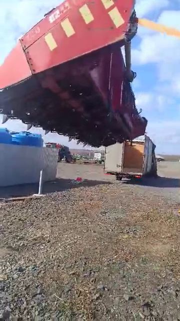 Отгрузка Жатка Oros HSA экспресс-обзор от Виталия Белоглазова