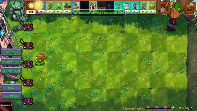 растения мутнты убивают зомби/Plants vs zombies fusion