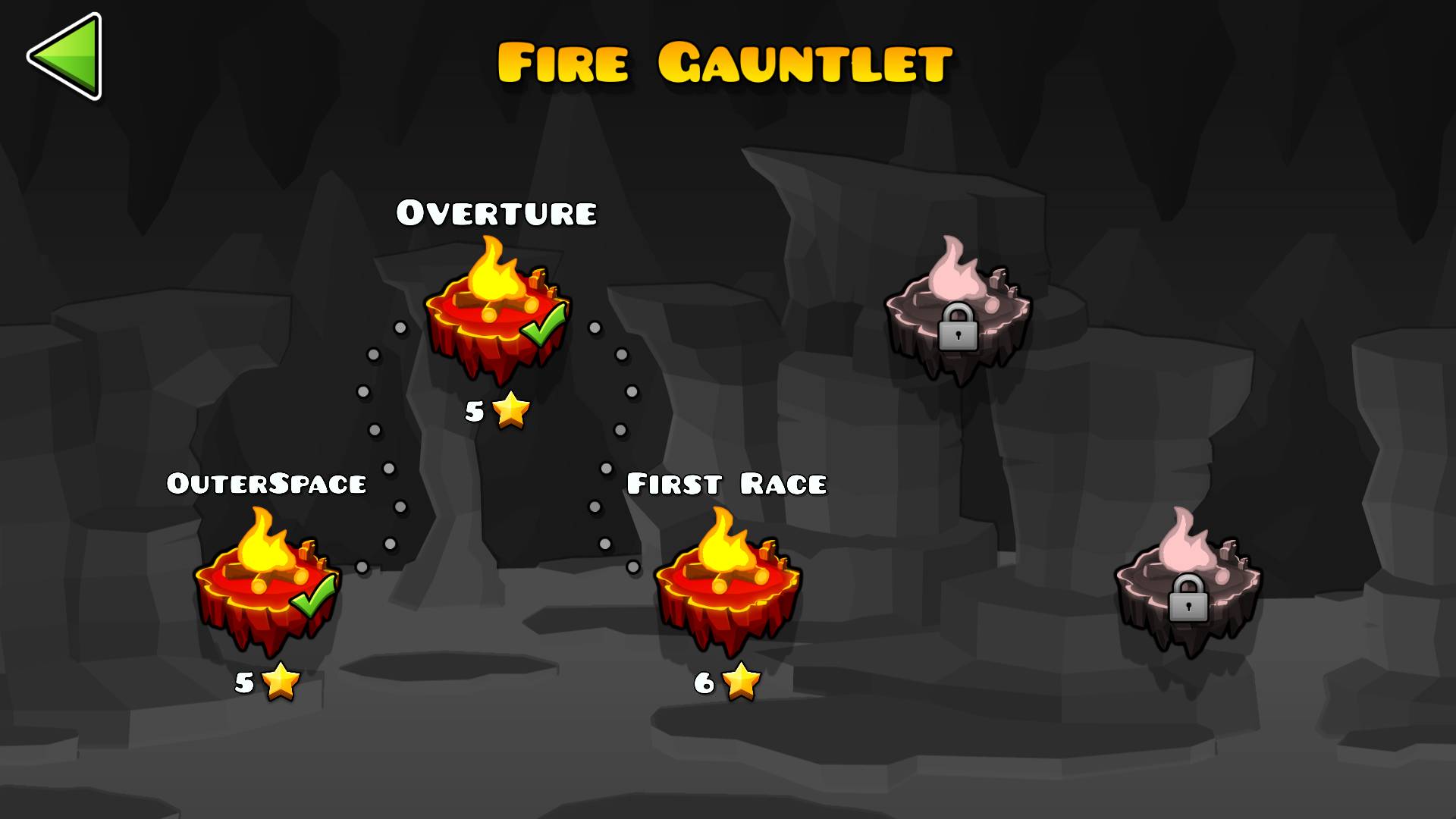 Прохожу Fire Gauntlet в Geometry Dash