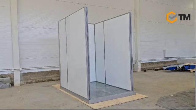 Процесс сборки холодильной камеры от производителя АСК