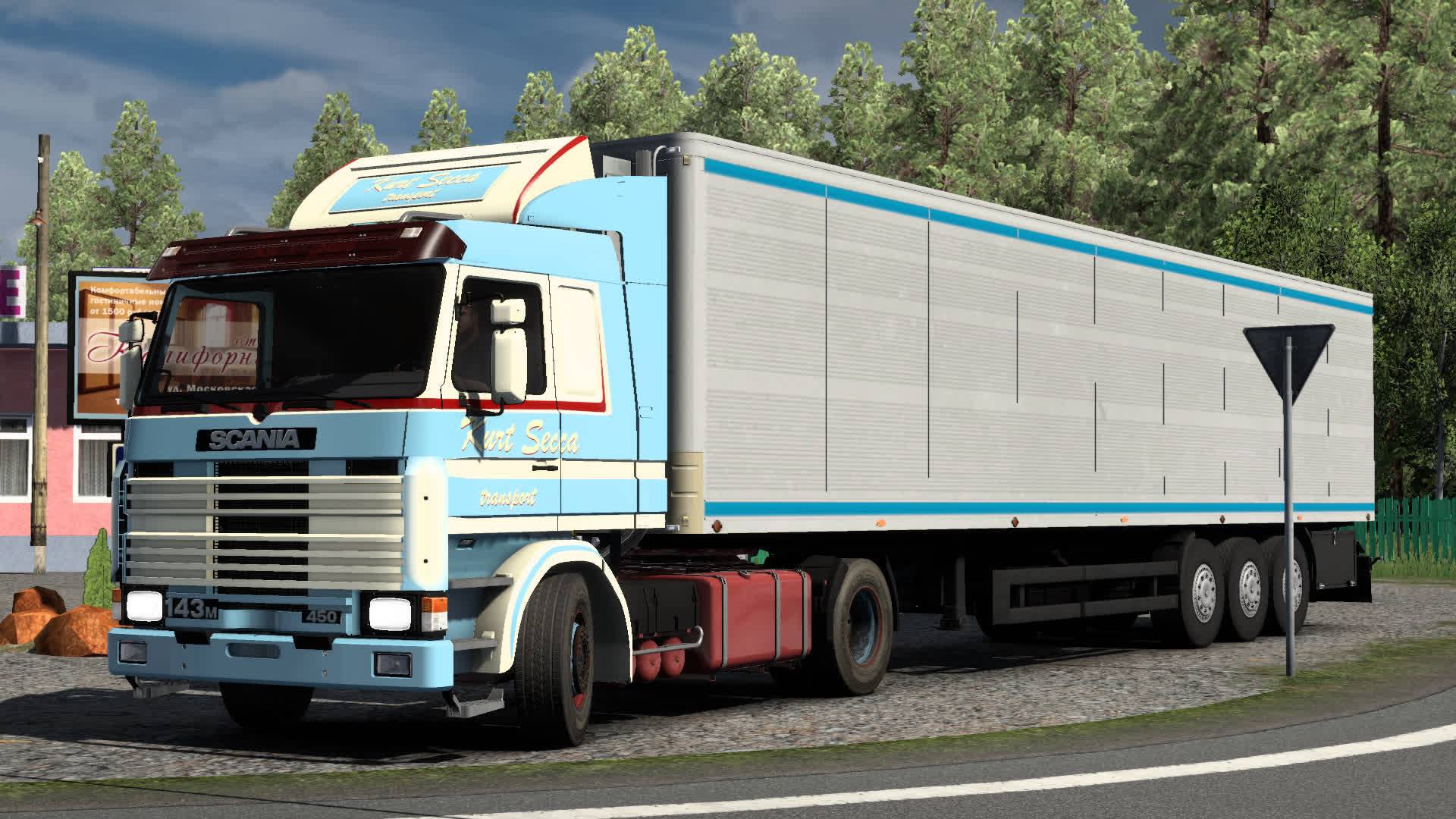 445 / ETS2 1.56 / Scania 3 Series / Из Питера на Север.