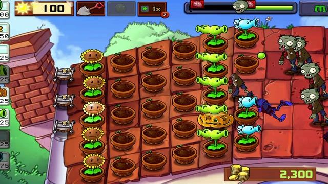 Прохожу PVZ 1 level 5-2 + достижение "Земляной"