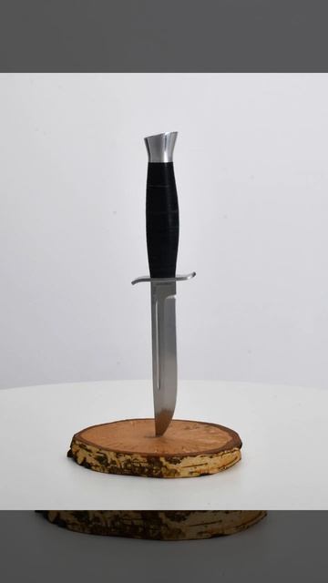 Финка-2 кожа 95Х18 - 360 градусов