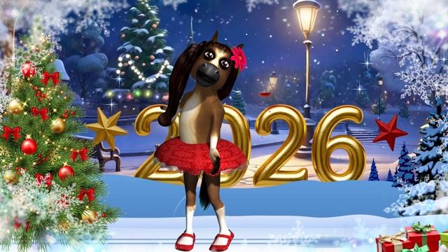 Футаж №2 С Новым 2026 годом! Новогодние Футажи для Творчества 2026 года!