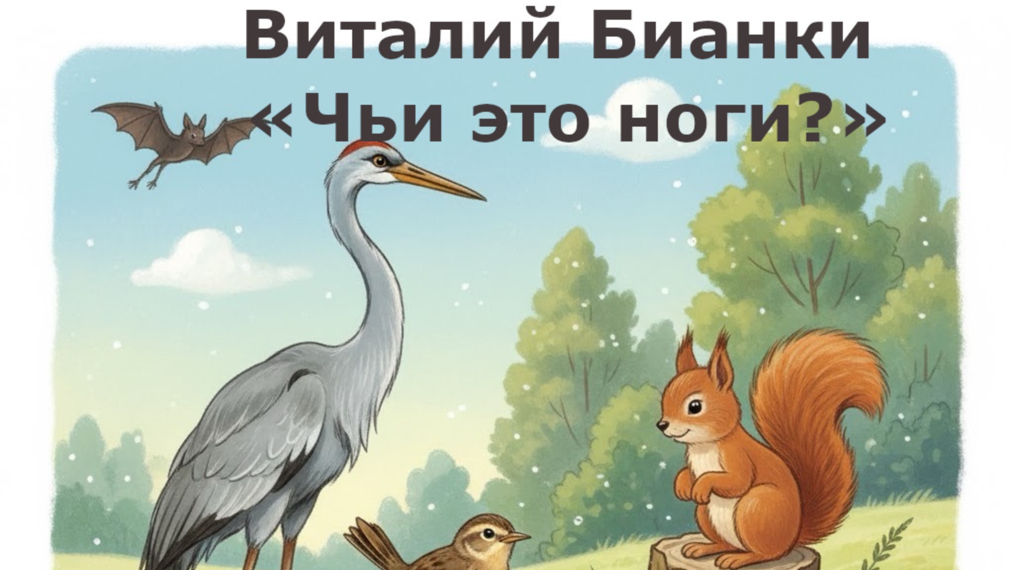 Чьи это ноги?   В. Бианке