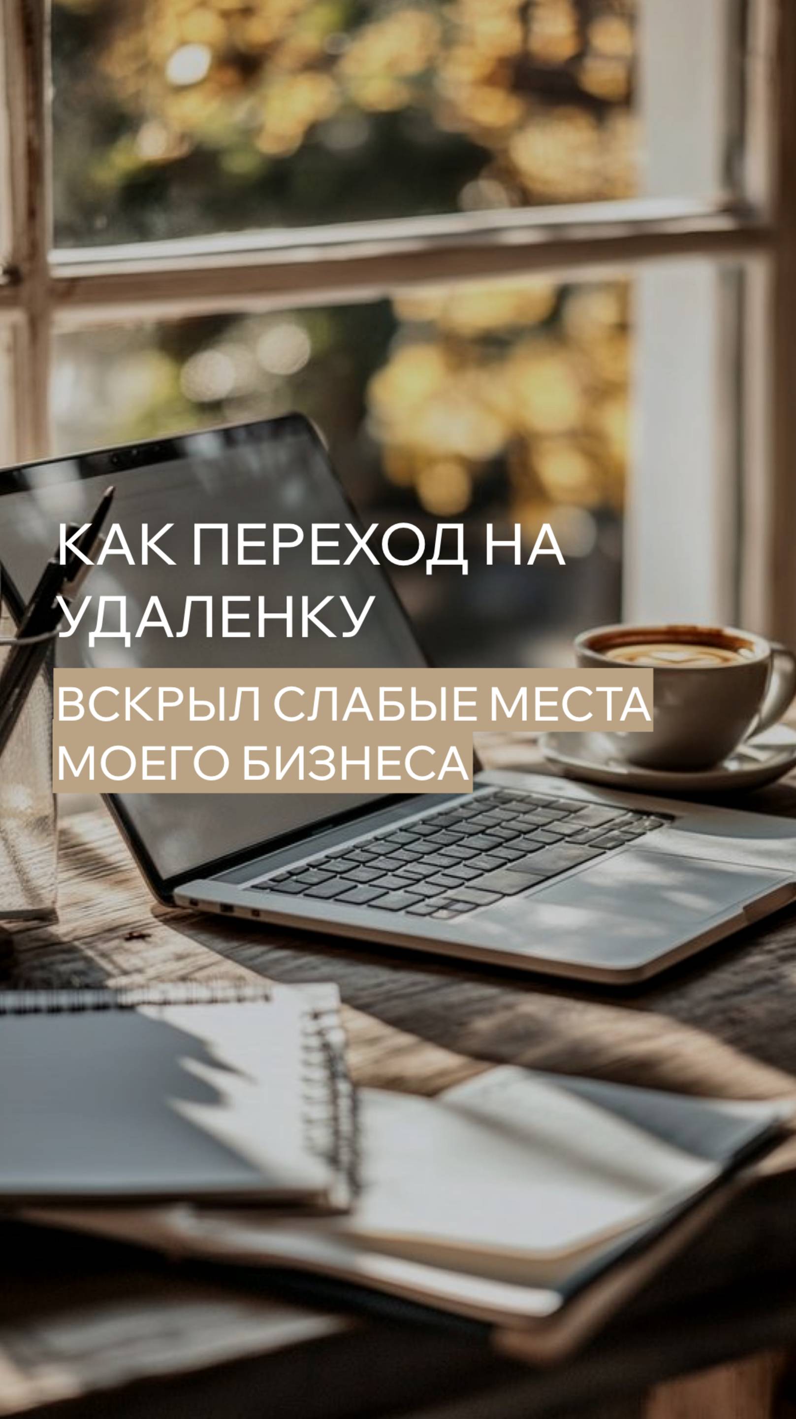 Как переход на удалёнку вскрыл слабые места в моем бизнесе.