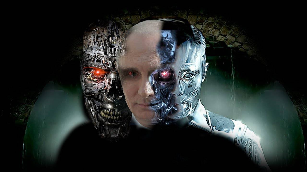 Триколор на грузовике в фильме Терминатор 2