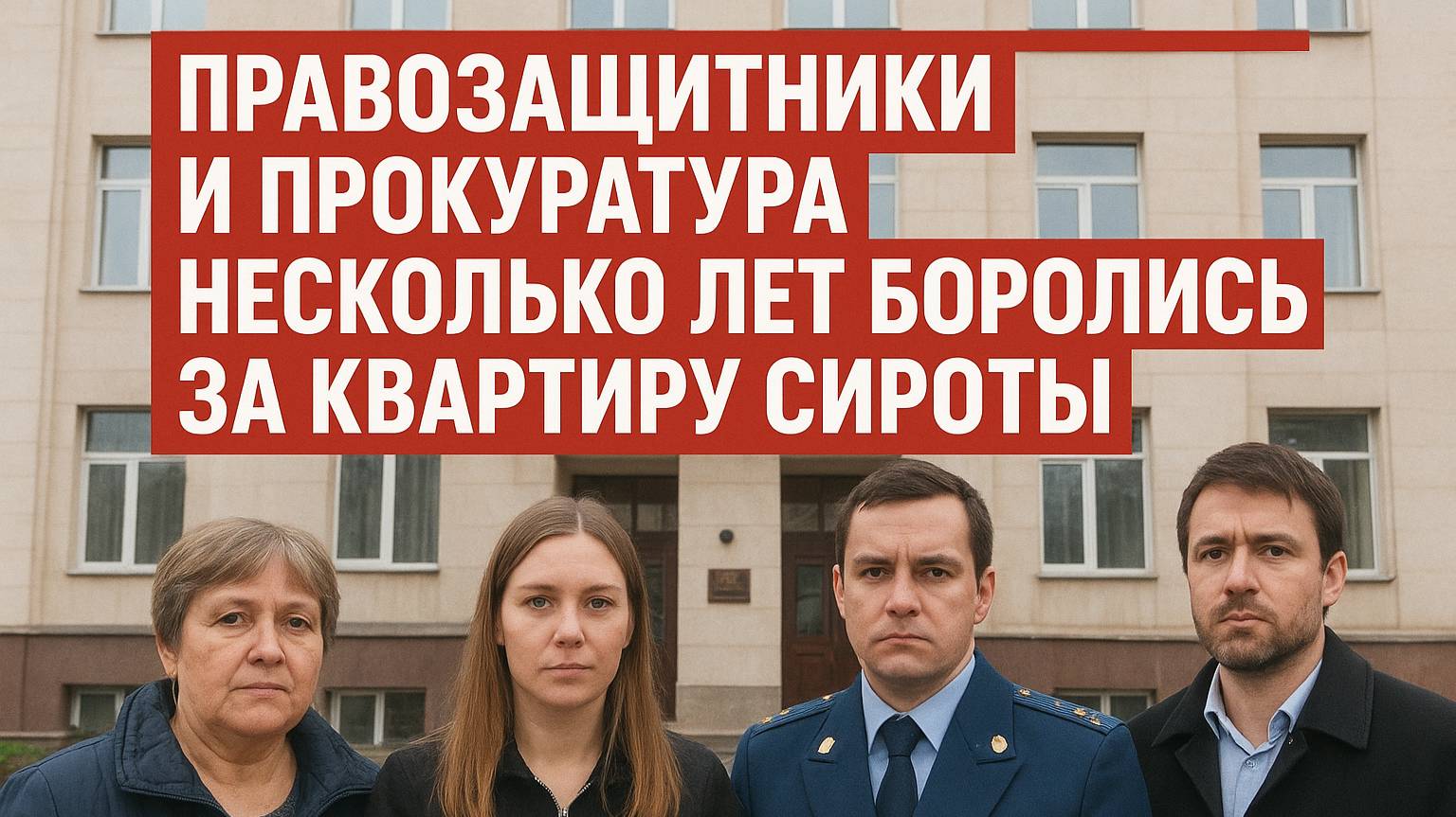 ПРАВОЗАЩИТНИКИ И ПРОКУРАТУРА НЕСКОЛЬКО ЛЕТ БОРОЛИСЬ ЗА КВАРТИРУ СИРОТЫ