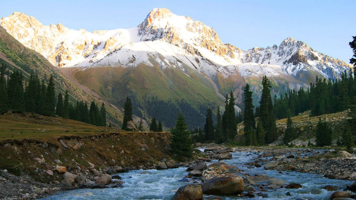 Горы Тянь Шань основной хребет перевал